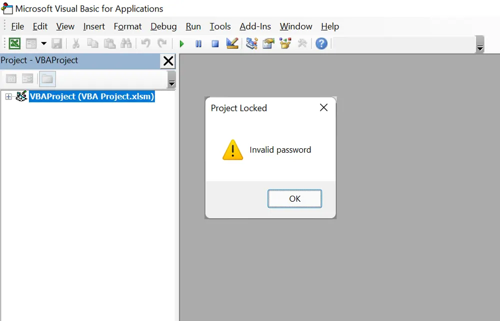 Hvordan skal man ikke bevare VBA -projektet i Excel uden adgangskode ...