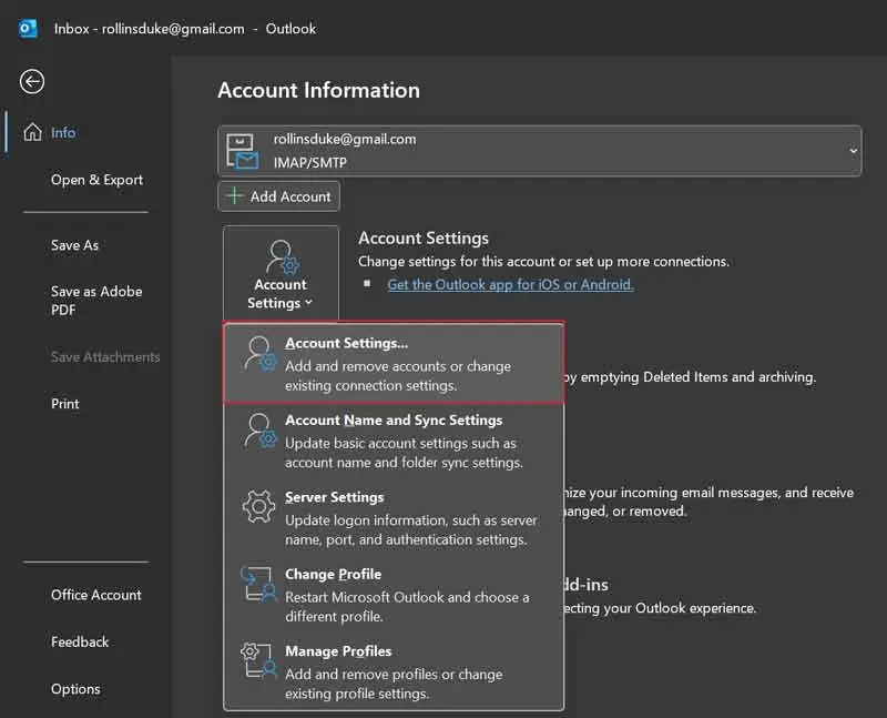 Outlook siger, at noget gik galt, prøv igen senere - løst - Globaler Geek