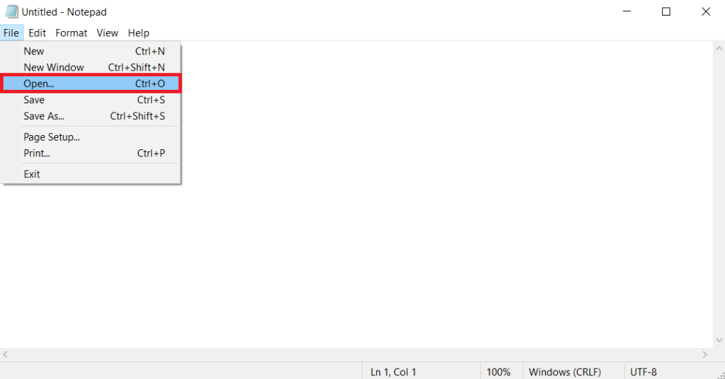 Få hjælp til notesblok i Windows 10