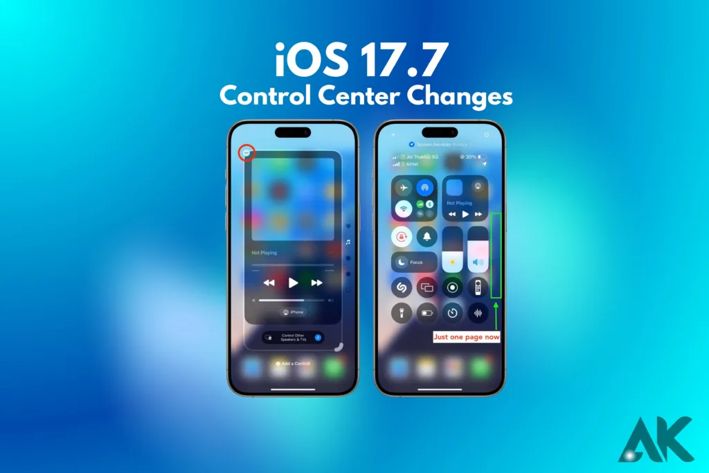 Het verkennen van iOS 17.7 Controlecentrum Wijzigingen: alles wat u ...