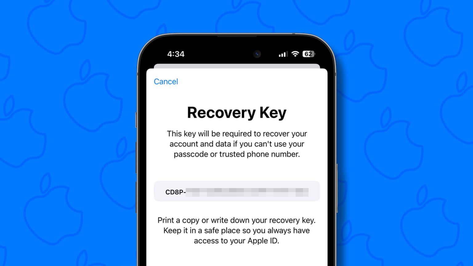Hoe maak je Apple ID Recovery Key op iPhone of iPad - Globaler Geek