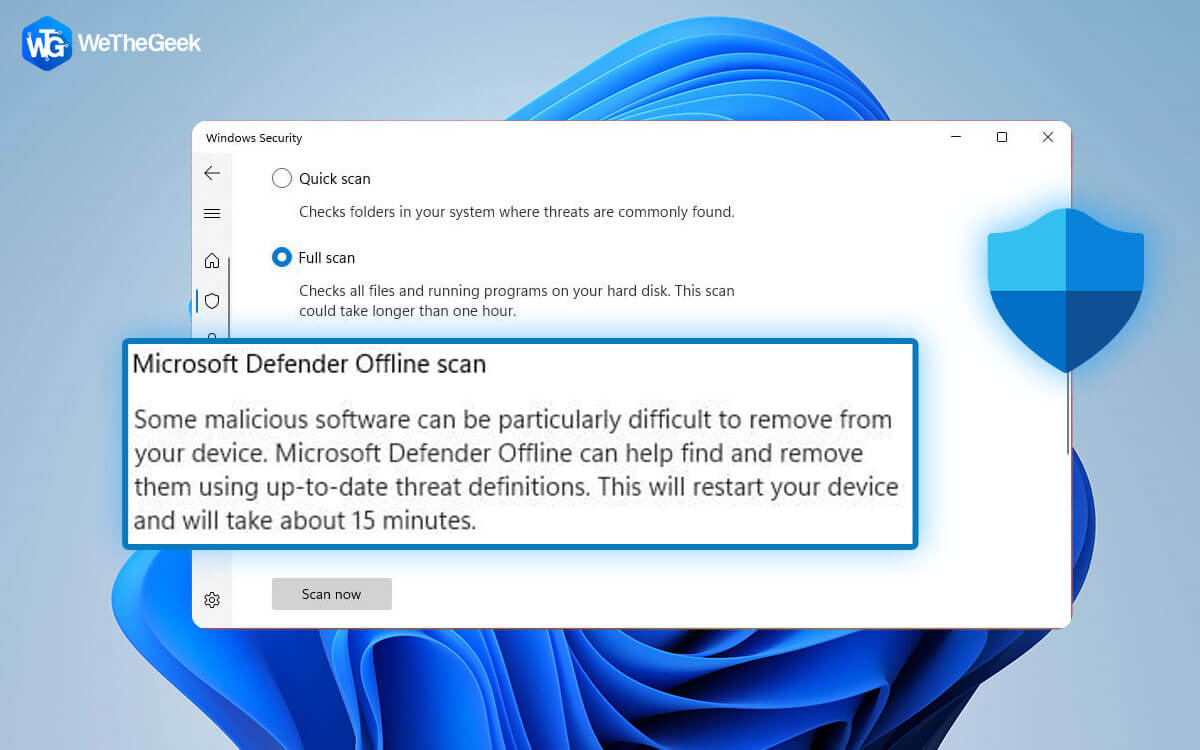 Hoe Microsoft Defender Offline Scan gebruiken op Windows 11? - Globaler ...