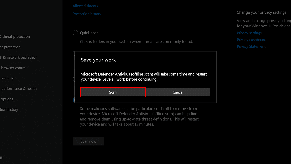 Hoe u offline virusscan kunt uitvoeren met Microsoft Defender op ...