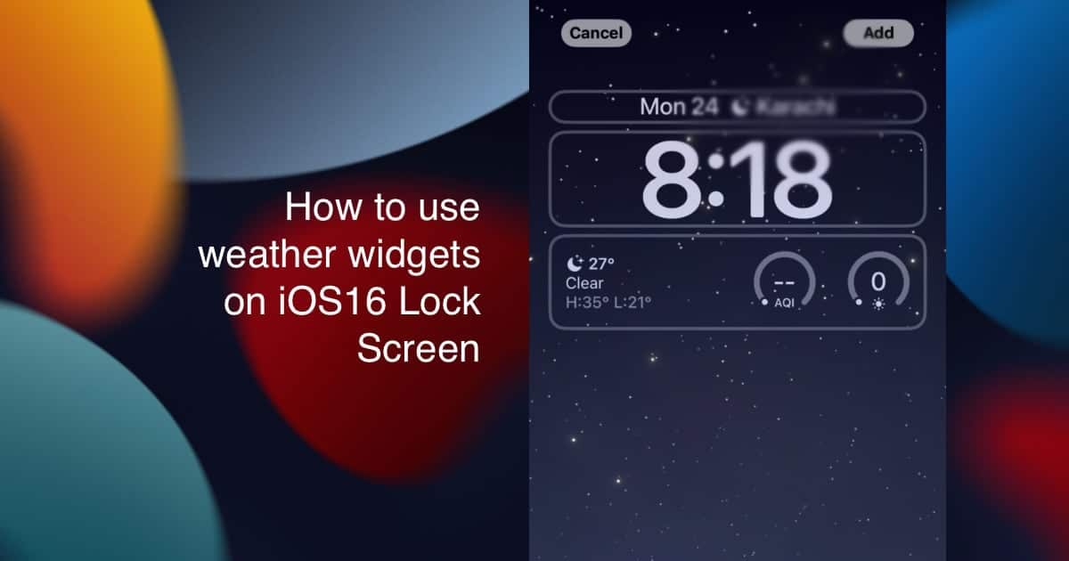 Hoe weer widgets te gebruiken op iOS 16 vergrendelscherm - Globaler Geek
