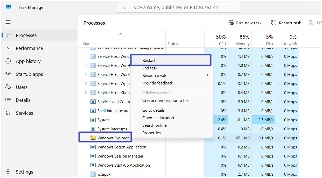 Oplossing: batterijpictogram ontbreekt in de taakbalk in Windows 11 - Globaler Geek