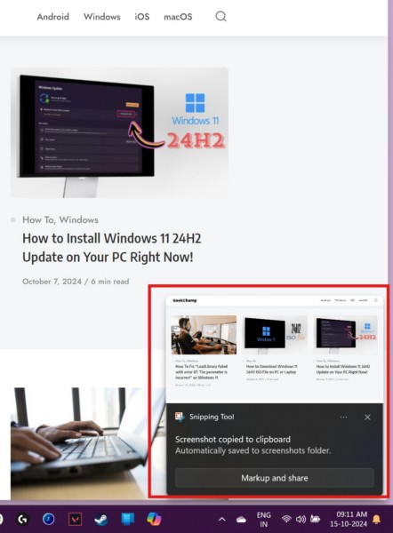 Hoe visueel zoeken te gebruiken met Bing in Snipping Tool op Windows 11