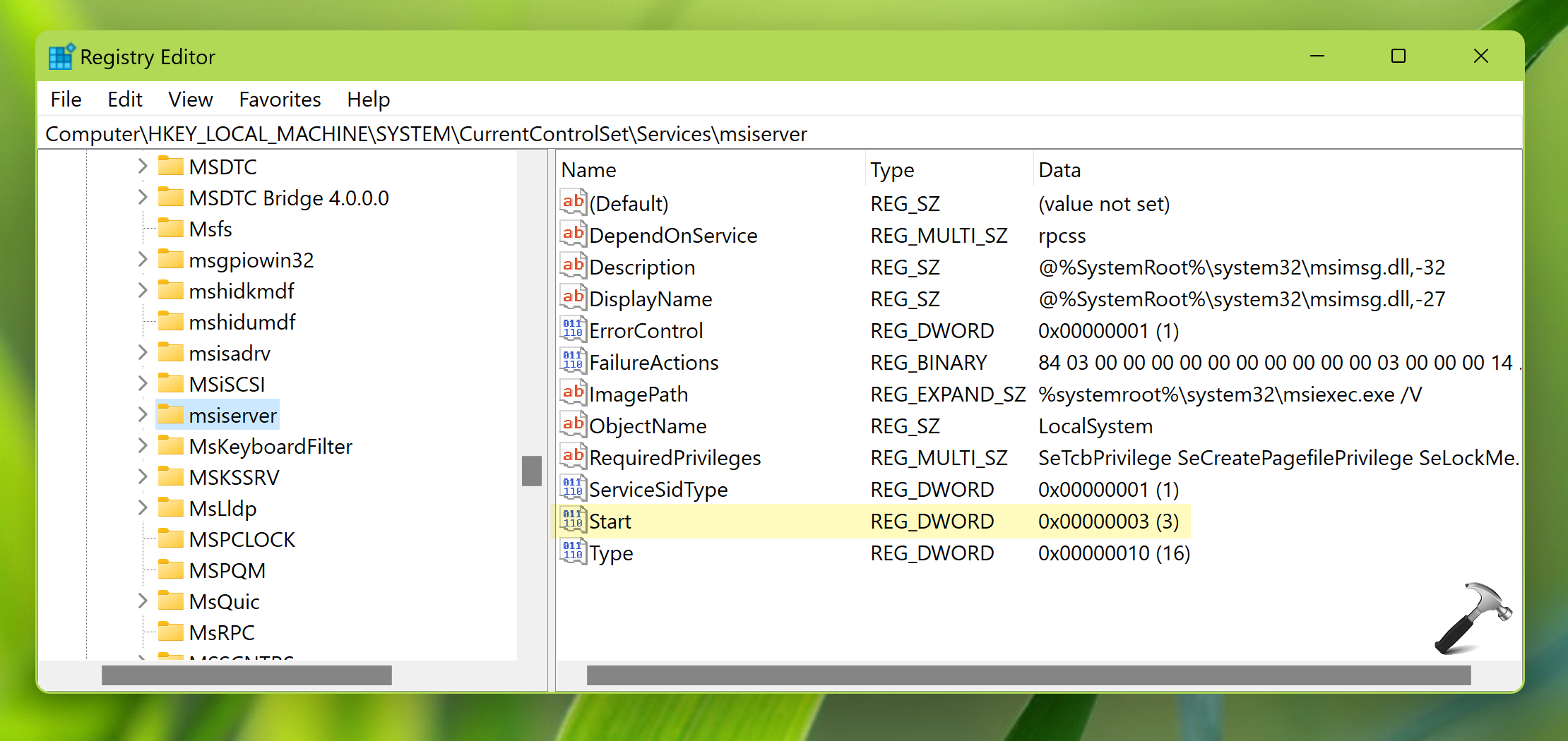 De Windows Installer-service is niet toegankelijk in Windows 11 - Globaler Geek