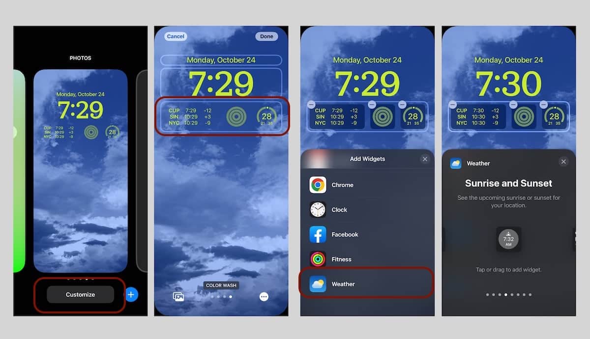 Hoe weer widgets te gebruiken op iOS 16 vergrendelscherm - Globaler Geek
