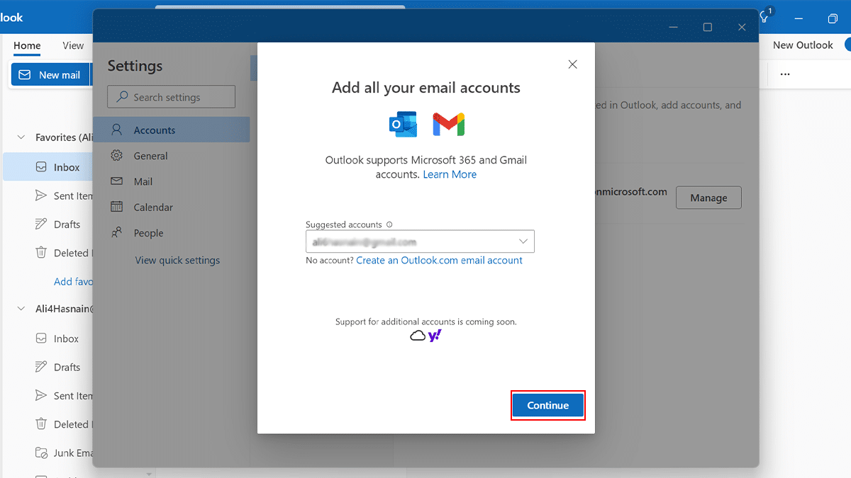 Hur man lägger till Gmail -konto i den nya Outlook -appen på Windows 11 - Globaler Geek