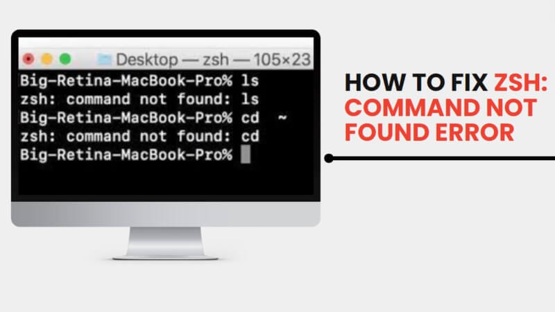 Hur man fixar ZSH: Kommando hittades inte fel på Mac [8 Fixes]