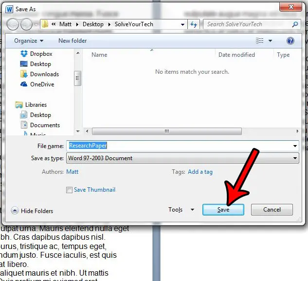 Hur man sparar som doc istället för docx i Word 2010 som standard - Globaler Geek