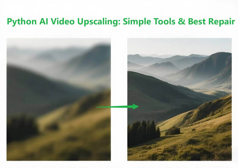 AI Video UpScaling med Python: En enklare guide till verktyg och den bästa förstärkaren ...