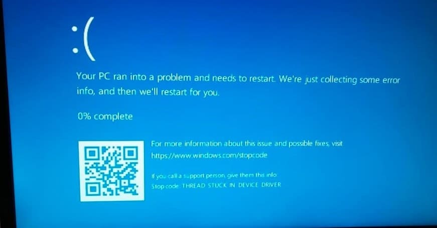 Gelöst: Thread steckt im Gerätetreiber BSOD -Fehler in Windows 10 - Globaler Geek
