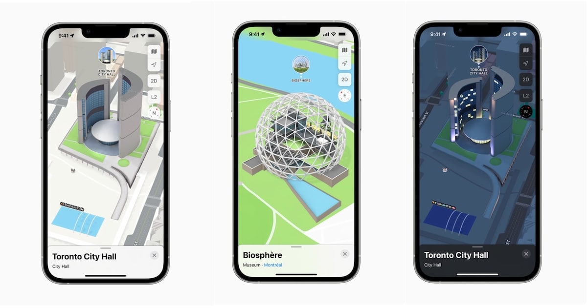 Apple Maps '3D- und Immersive -Funktionen sind jetzt in drei ...