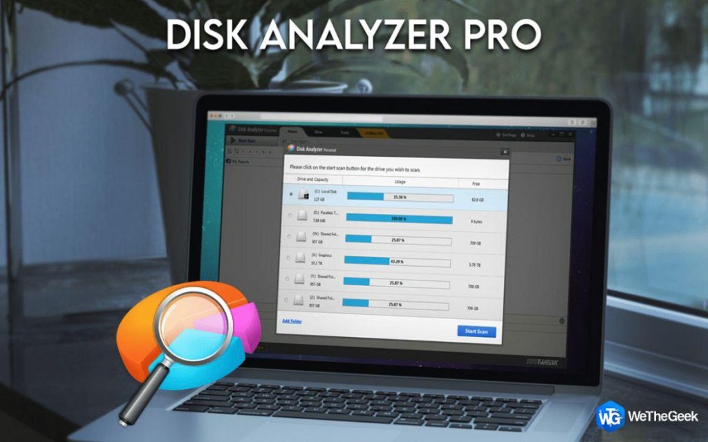 So verwenden Sie den Befehl DiskUsage zum Analysieren des Speicherplatzes unter Windows ...