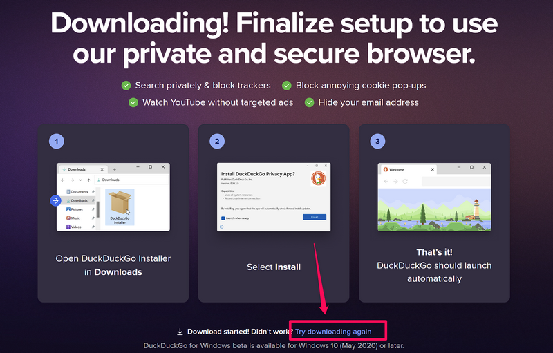 So installieren und verwenden Sie DuckDuckgo Browser unter Windows 11 - Globaler Geek