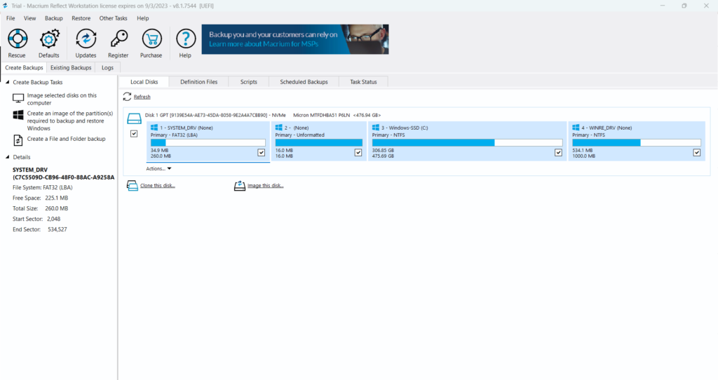 Beste Datenträgerklon -Software für Windows 11