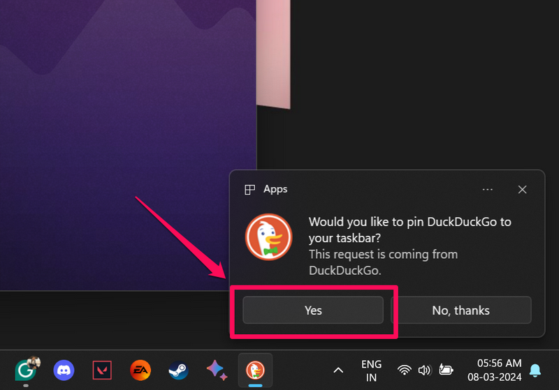 So installieren und verwenden Sie DuckDuckgo Browser unter Windows 11 - Globaler Geek