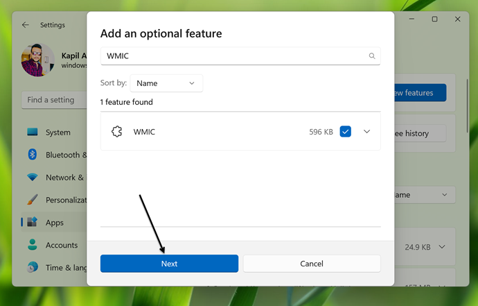 WMIC in Windows 11 hinzufügen oder entfernen - Globaler Geek