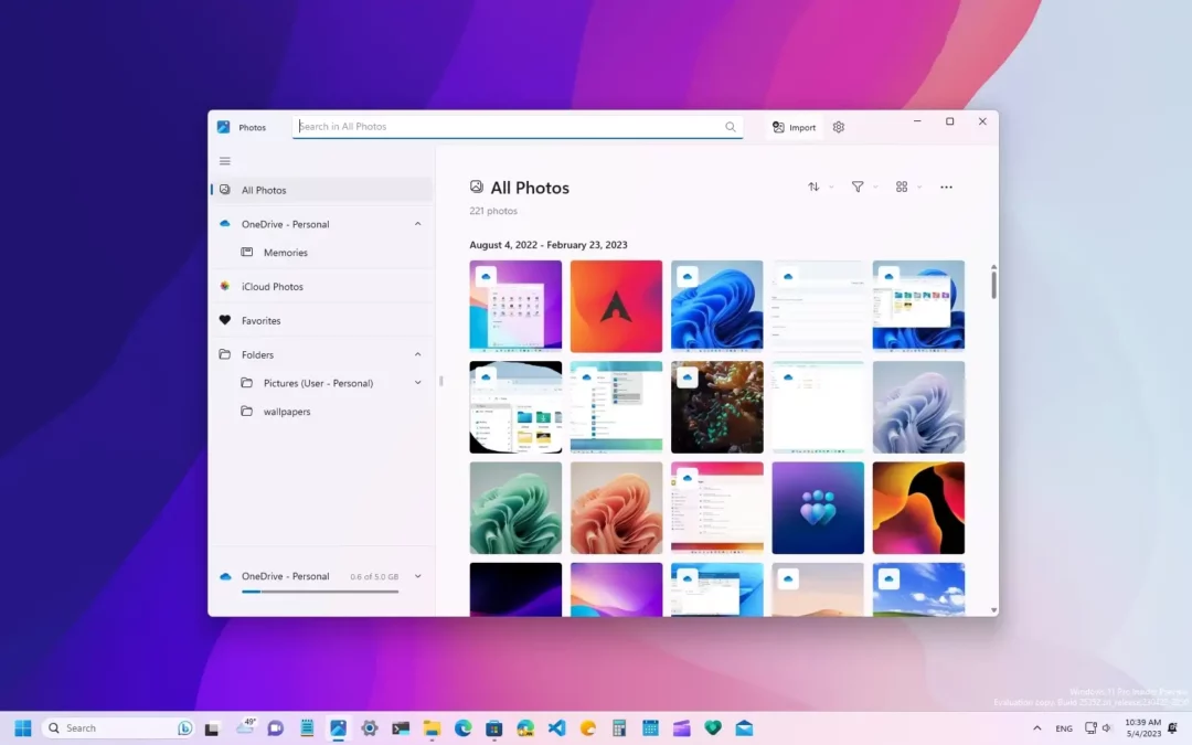 Microsoft aktualisiert die Fotos-App in Windows 11 mit neuen Diashow ...