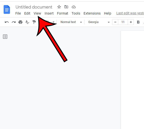 So zeigen Sie das vertikale Lineal in Google Docs an - Globaler Geek