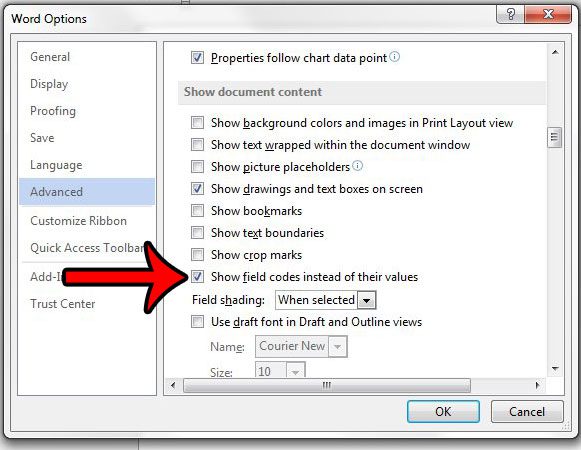 So zeigen Sie Feldcodes anstelle von Werten in Word 2013 - Globaler Geek